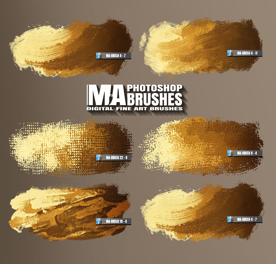 ArtStation - Digital Fine Art Oil Brushes - Painterly Style Brush Pack