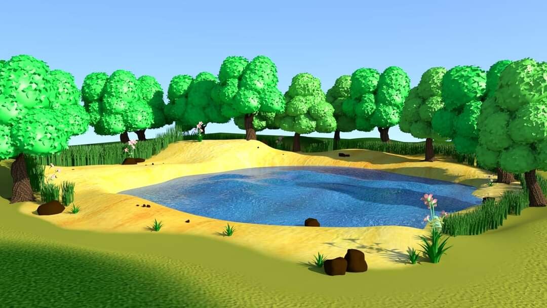 ArtStation - 3d nature landscape