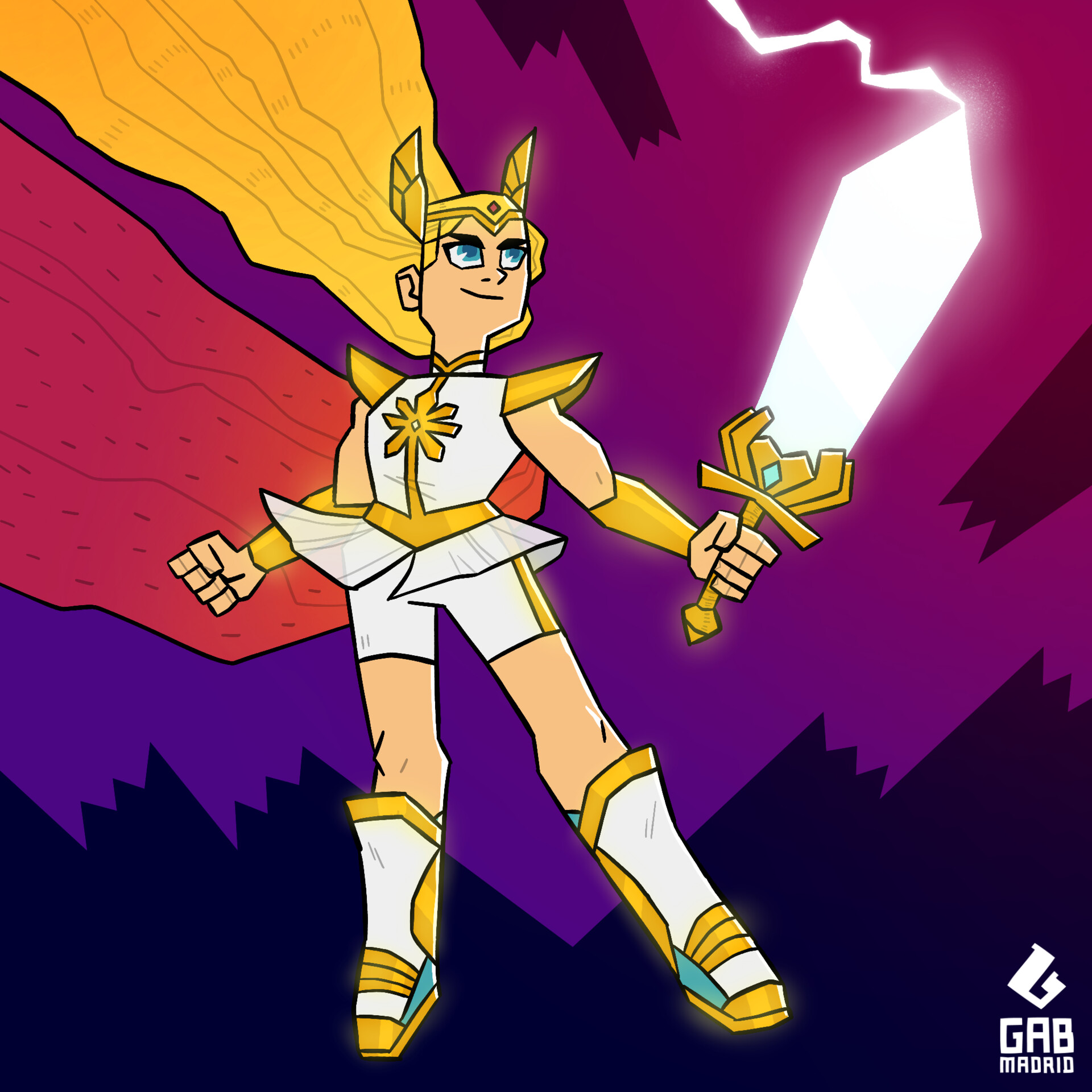 ArtStation - She-Ra and the Sword of Protection