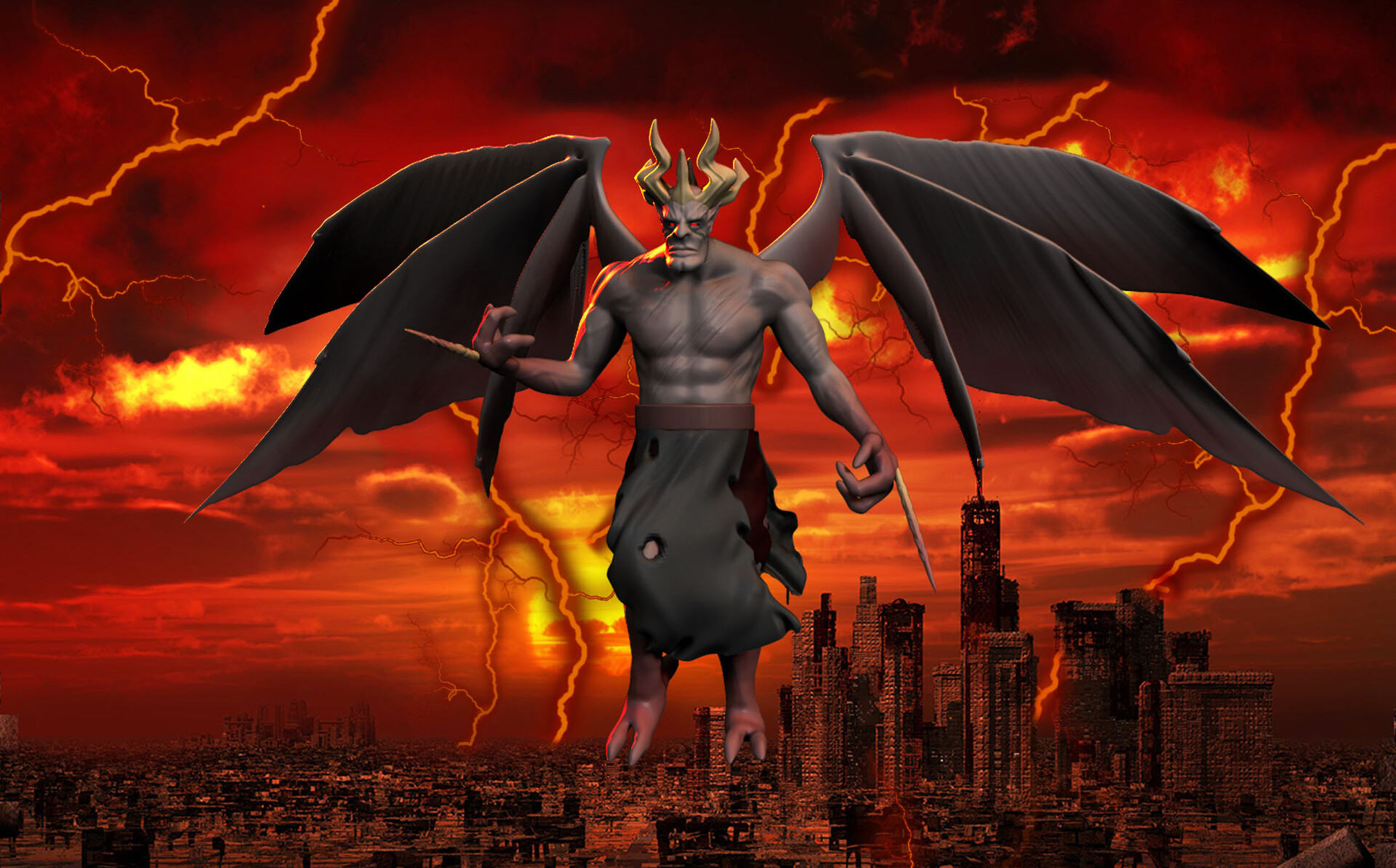 ArtStation - Belial, The King of Darkness