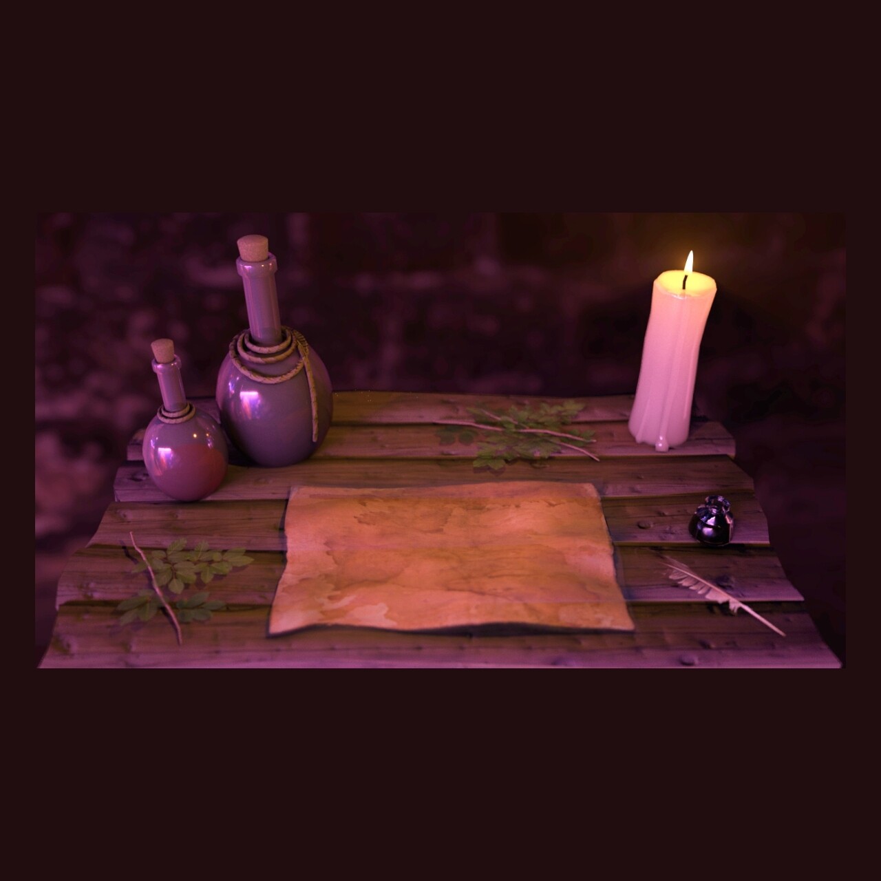 ArtStation - A Writing Desk