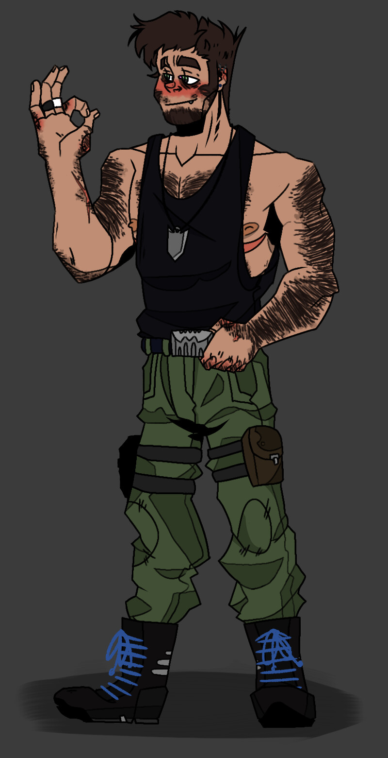 ArtStation - [June 2020] - Full shaded body process.