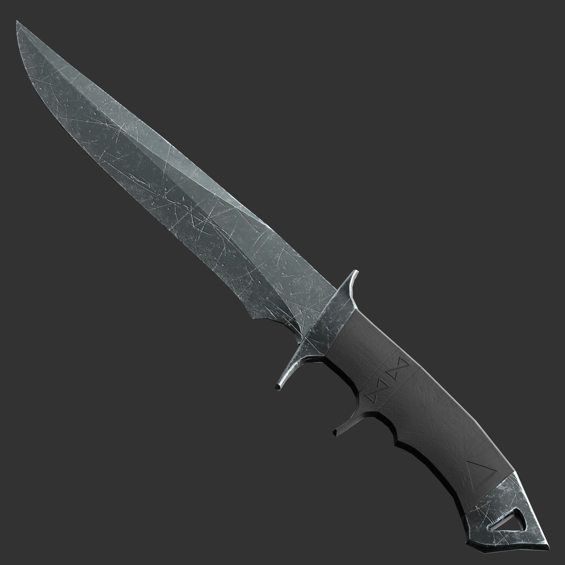 ArtStation - Custom Knife Low Poly