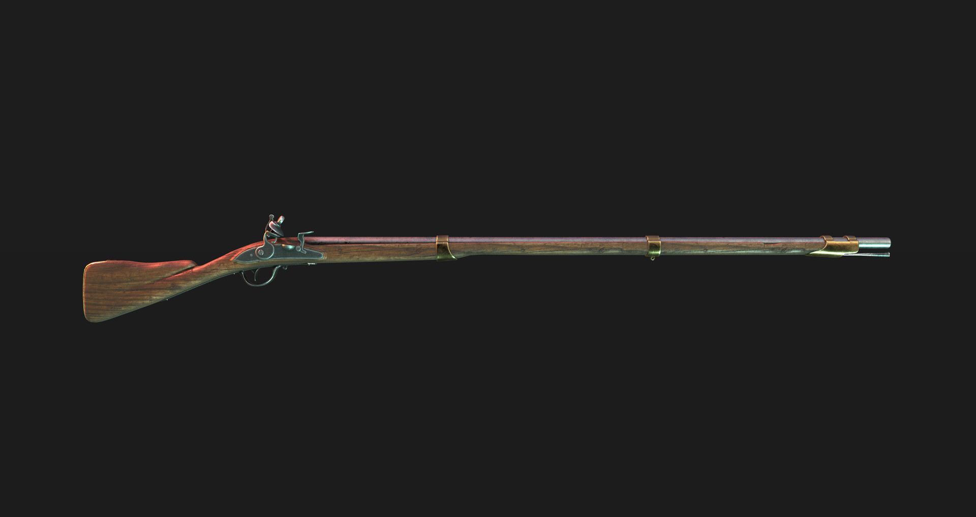 ArtStation - Flintlock musket