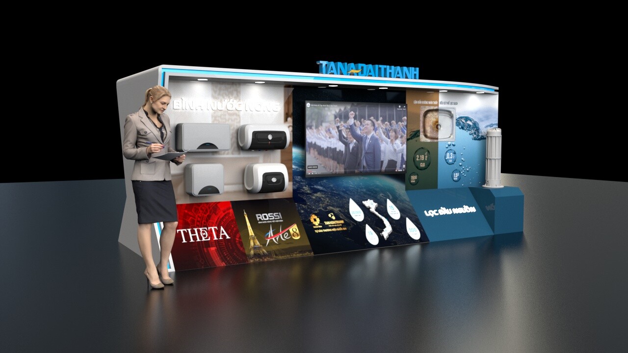 ArtStation - Airport Booth TAĐT