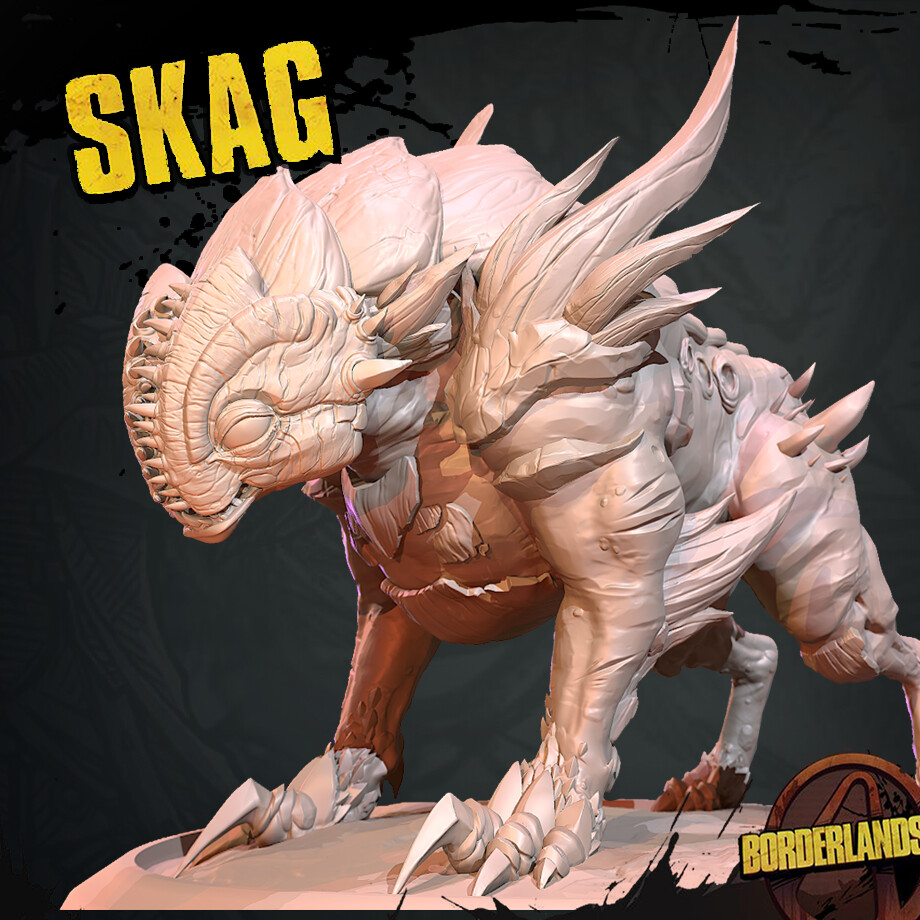 ArtStation - Fanart Skag Borderlands 3