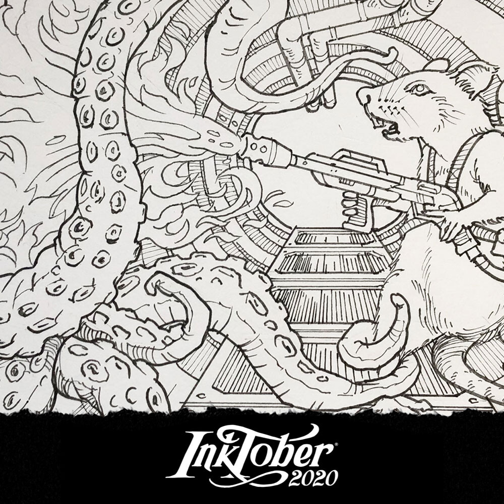 ArtStation - INKTOBER 2020 : DAY 6 : RODENT