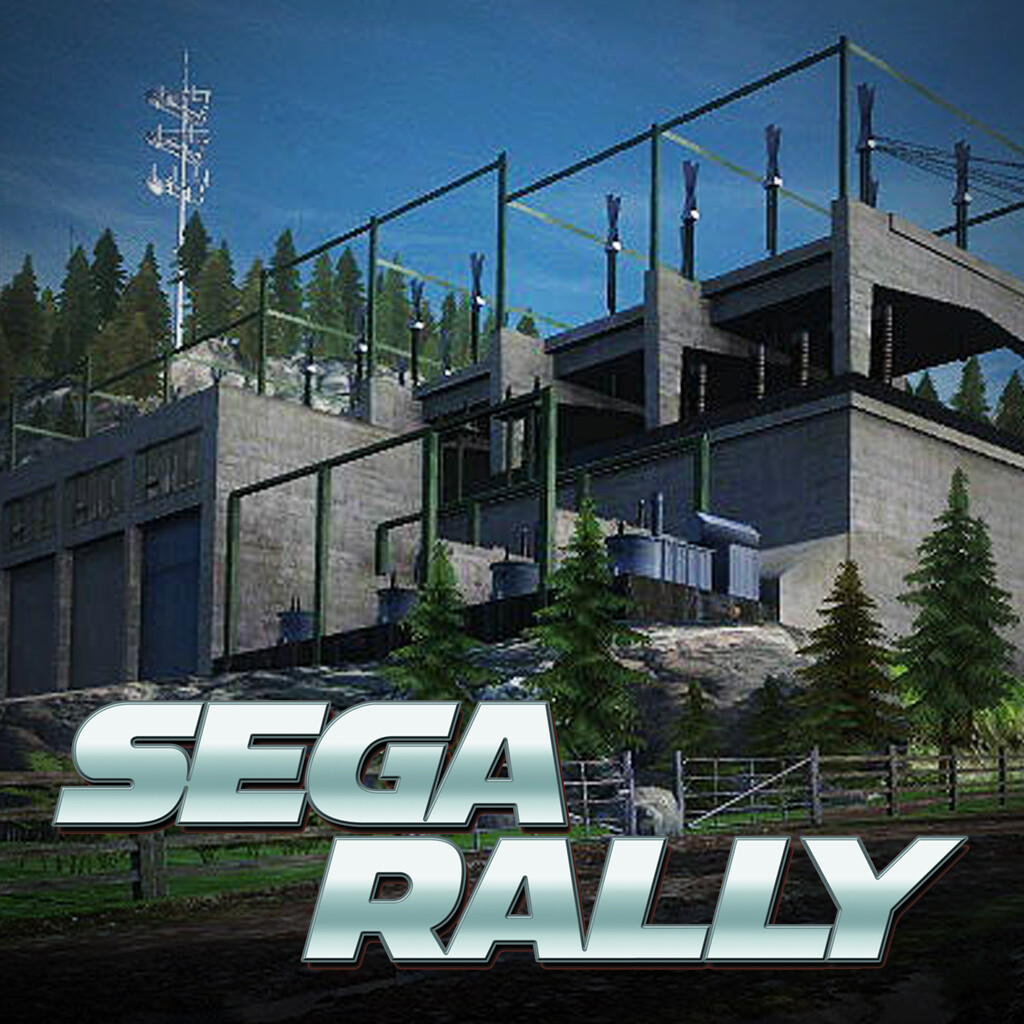 ArtStation - Sega Rally Buildings (2006)