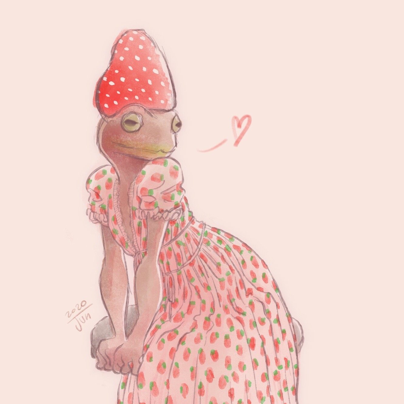 ArtStation - Strawberry Frog