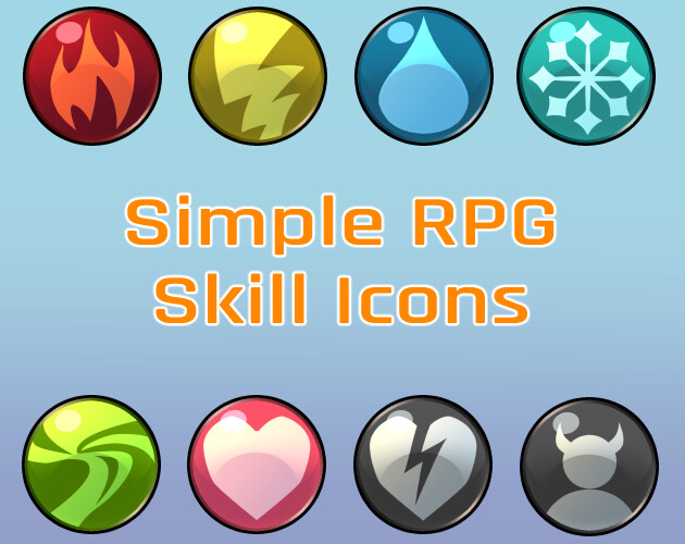 ArtStation - Simple RPG Skill Icons