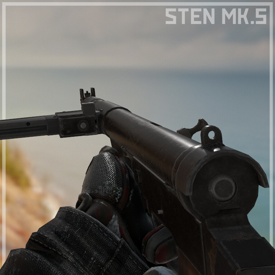 ArtStation - Syn's STEN Mk.5