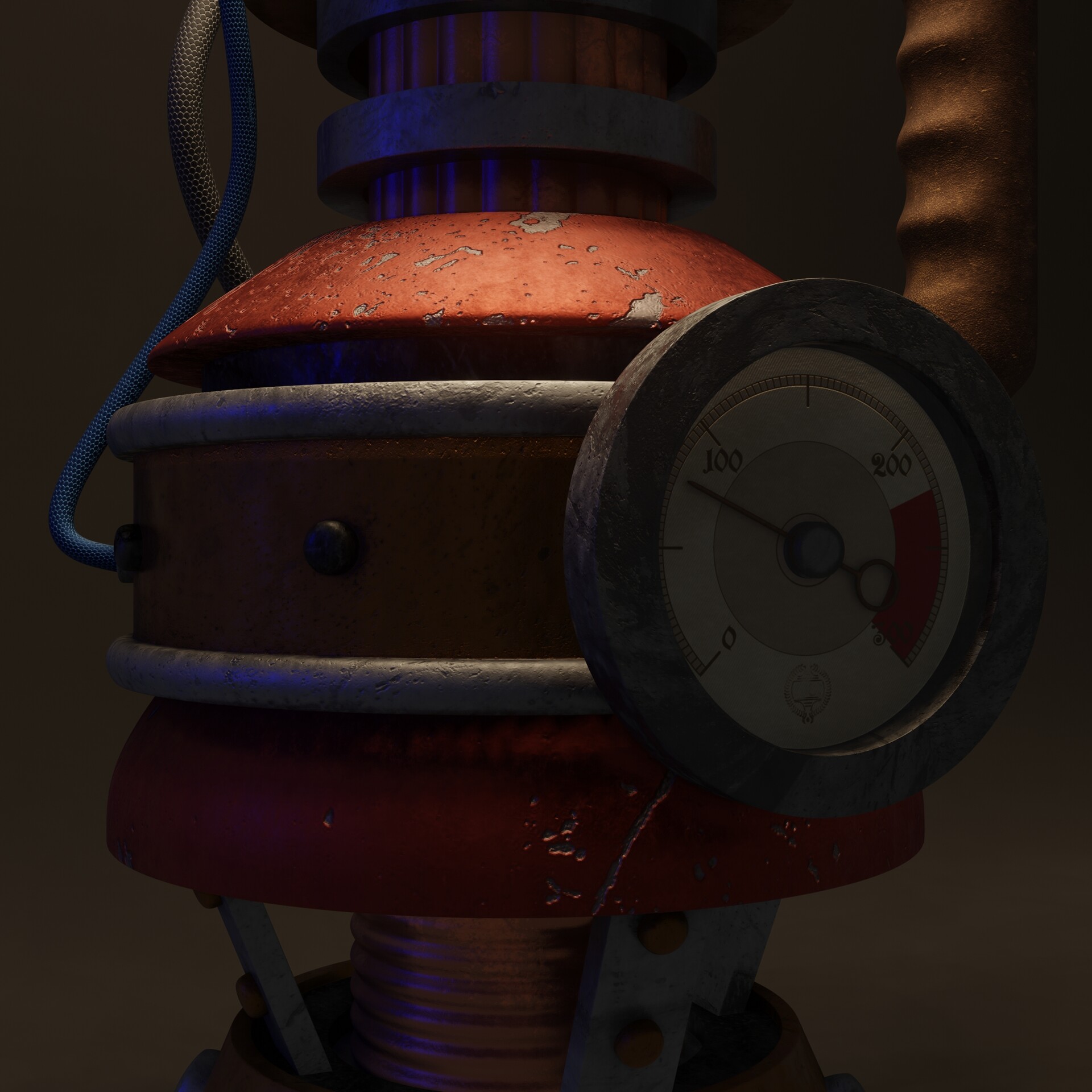 ArtStation - Steampunk Lamp (L.P.E)