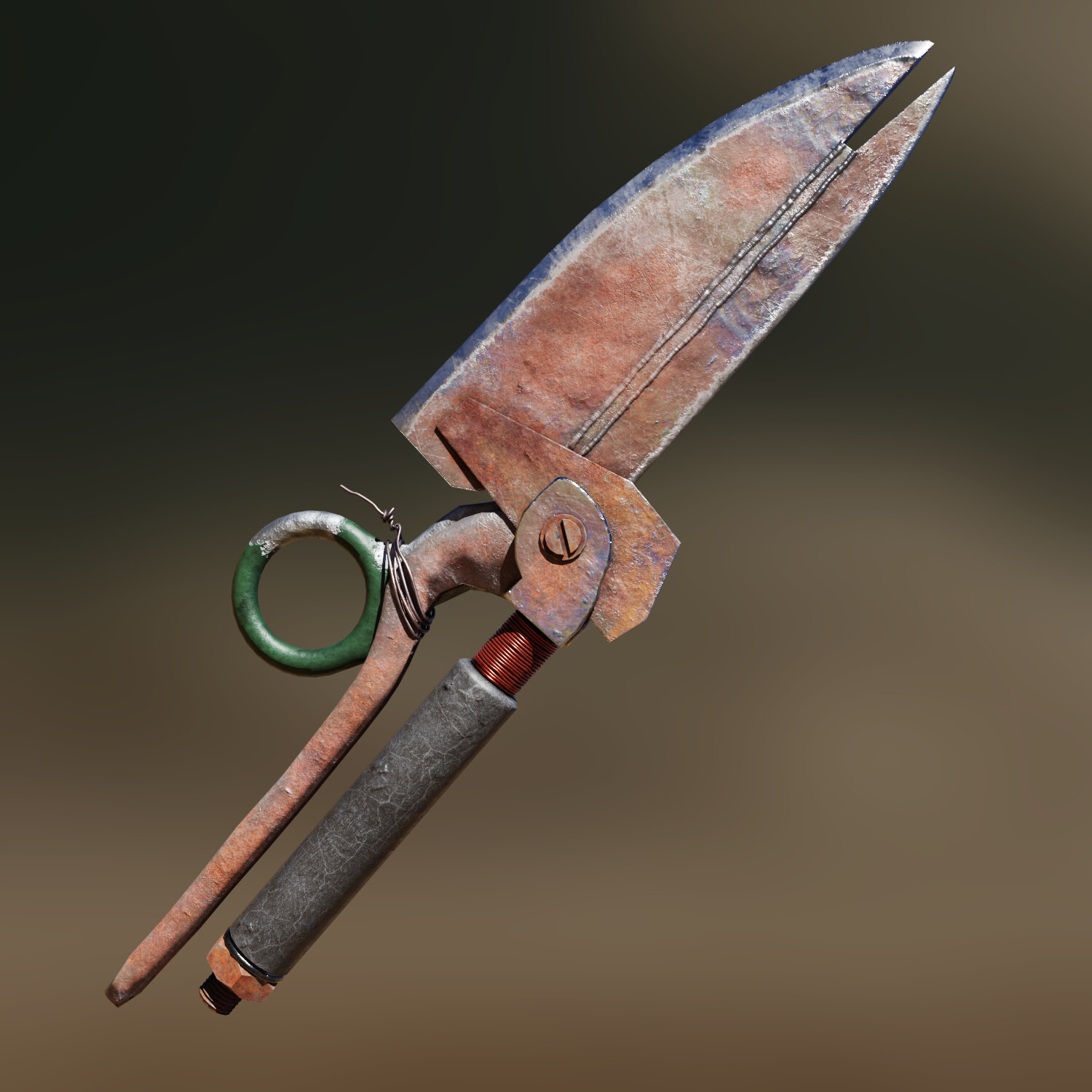 ArtStation - Post-apo melee weapon 2