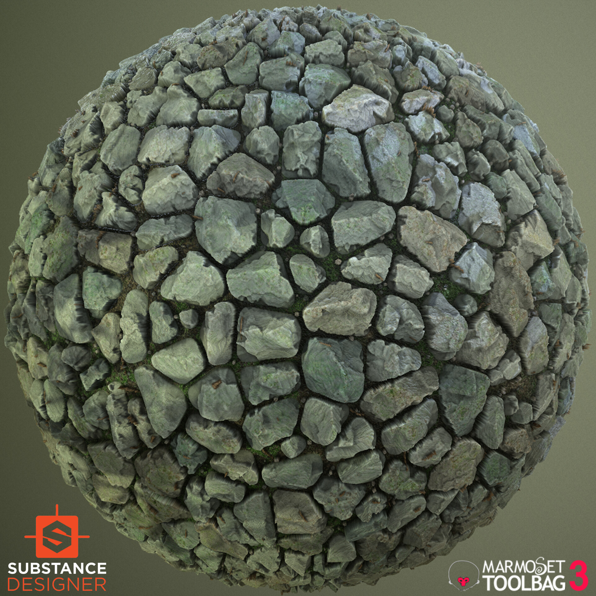 ArtStation - A Cobblestone Forest Path
