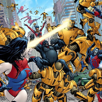 ArtStation - Dynamo 5: Sins Of The Father (five issue series) 2010 ...