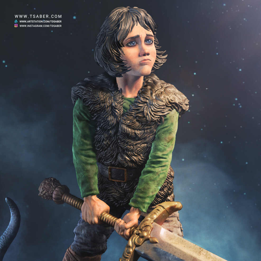 ArtStation - Thorgal Statue Collectible - Tsaber