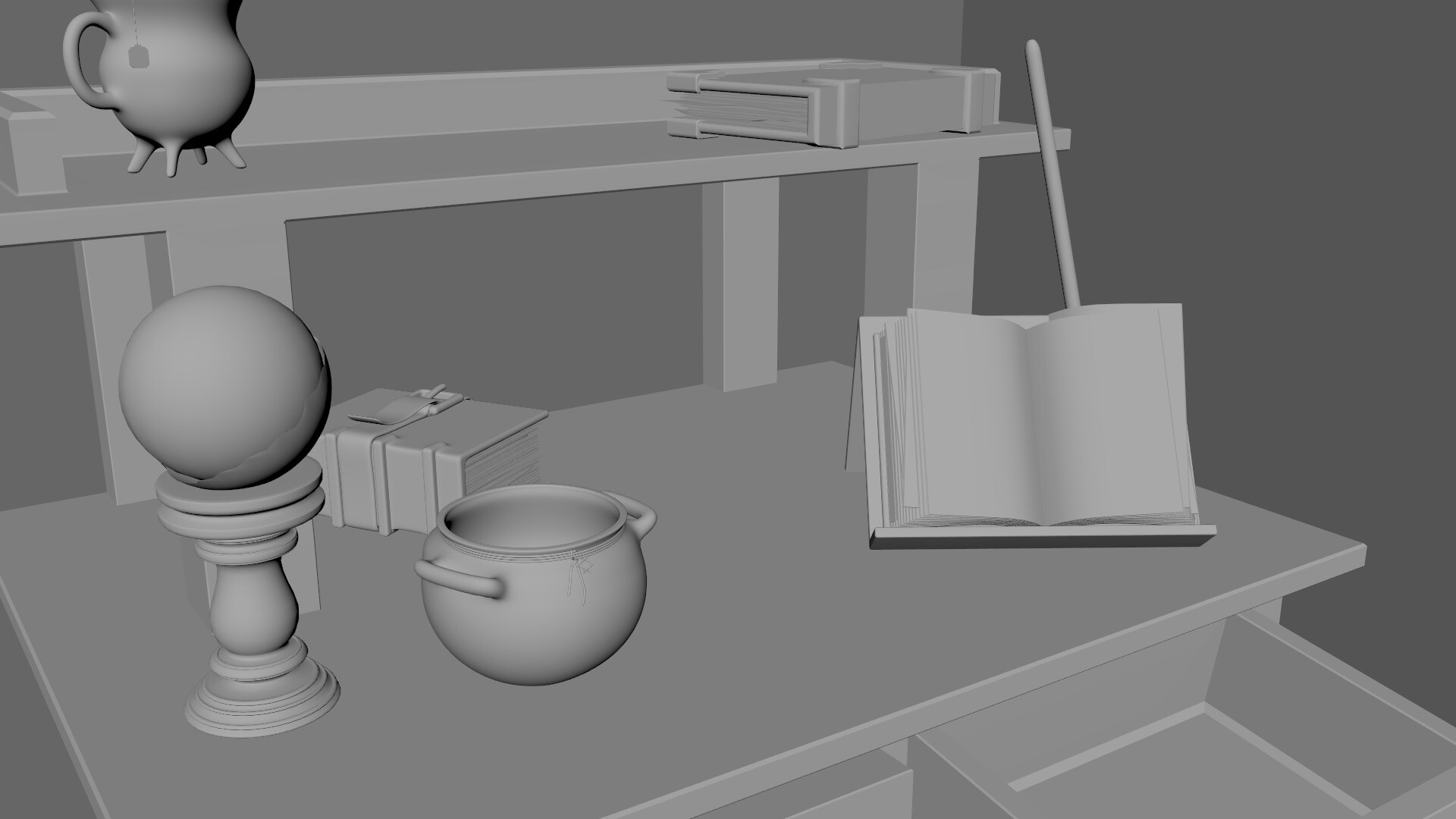 ArtStation - Spell-tober Scene_Draft 01 (Camera 1)