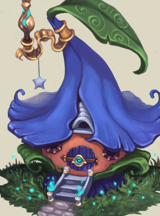 ArtStation - Flower House Concept