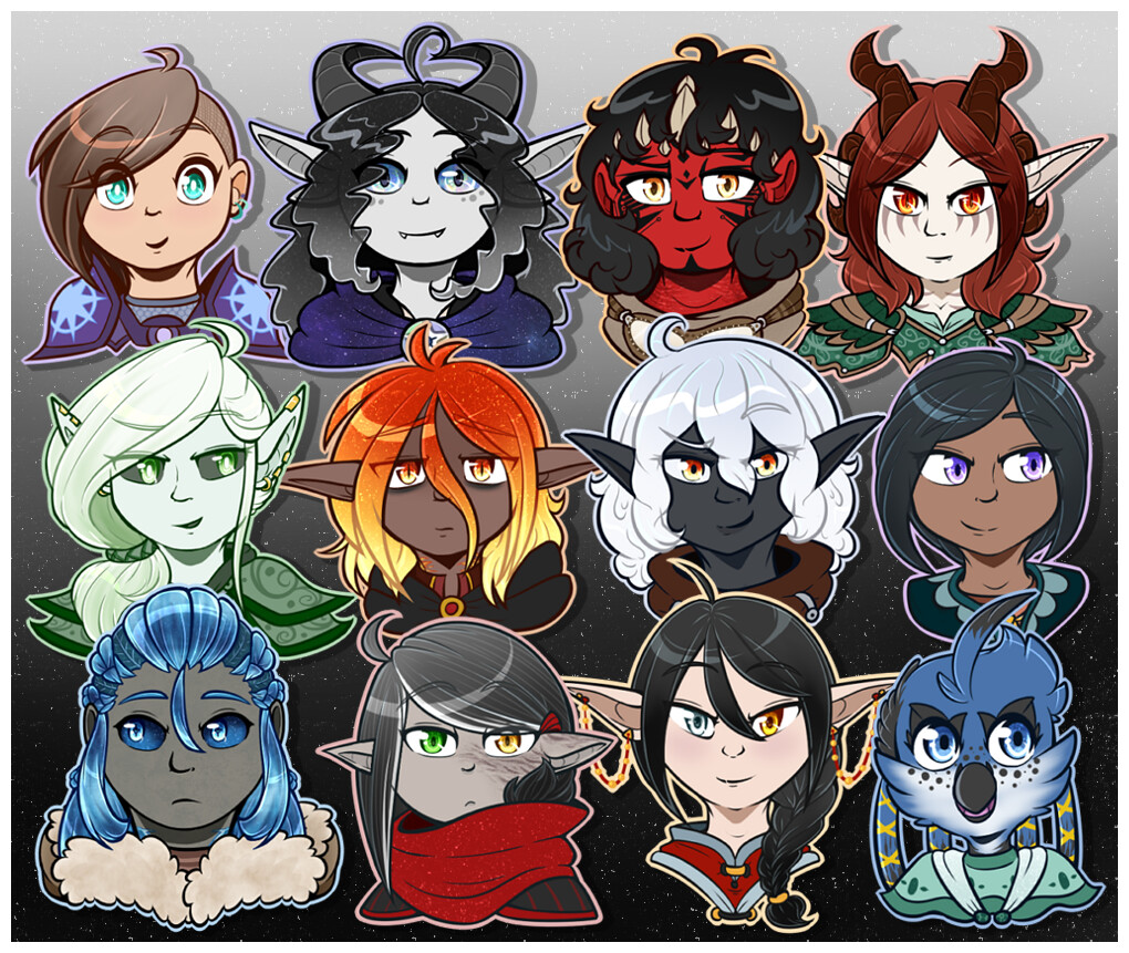 ArtStation - Character Headshot Collection