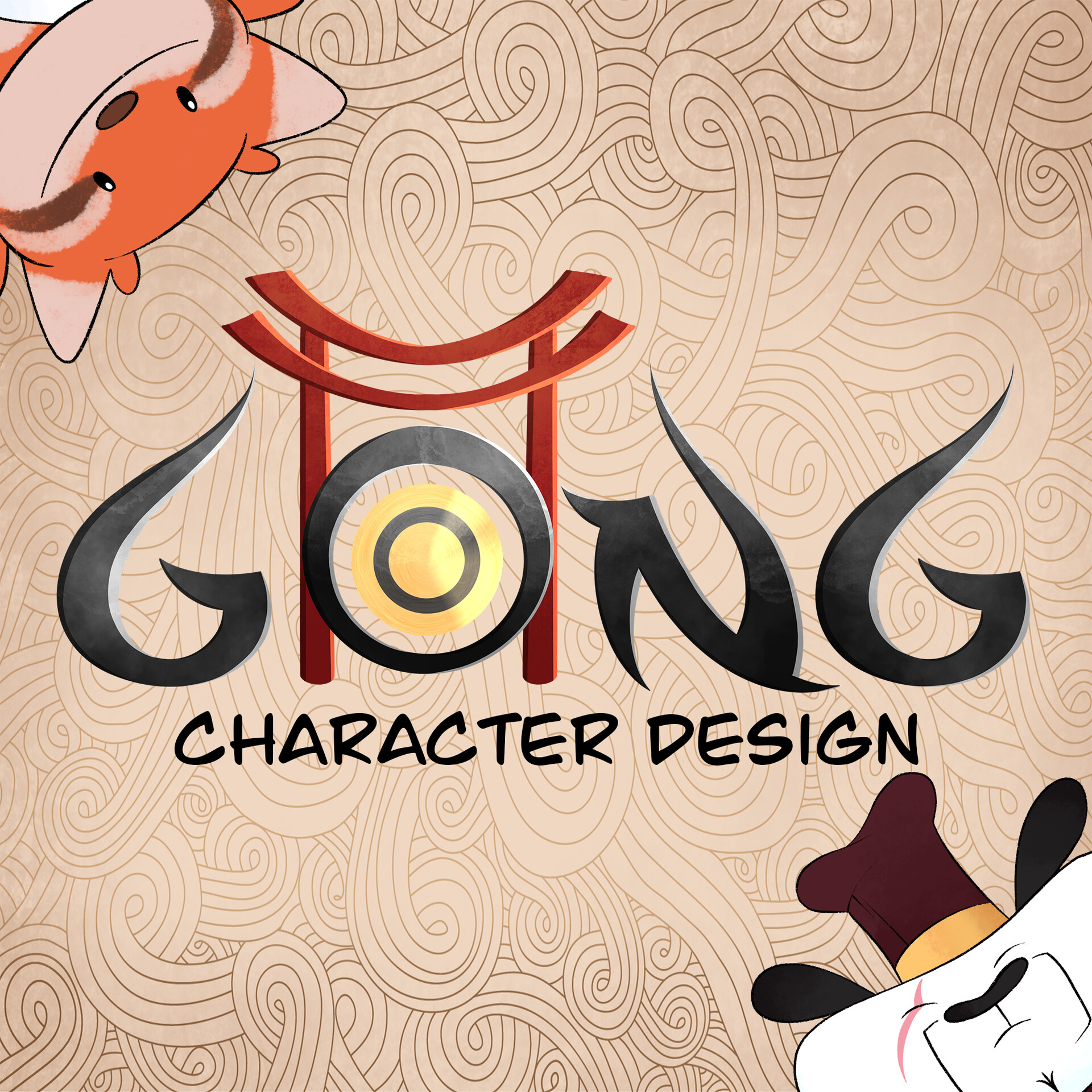 ArtStation - Gong - Character Design for a Personal Project