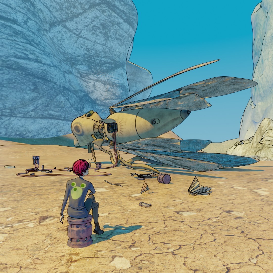 ArtStation - Anime Style 3D CG Animation "Kuriki Fly"