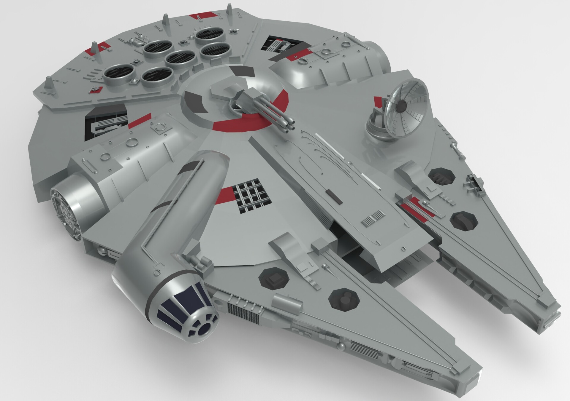 ArtStation - Halcón Milenario - Millennium Falcon