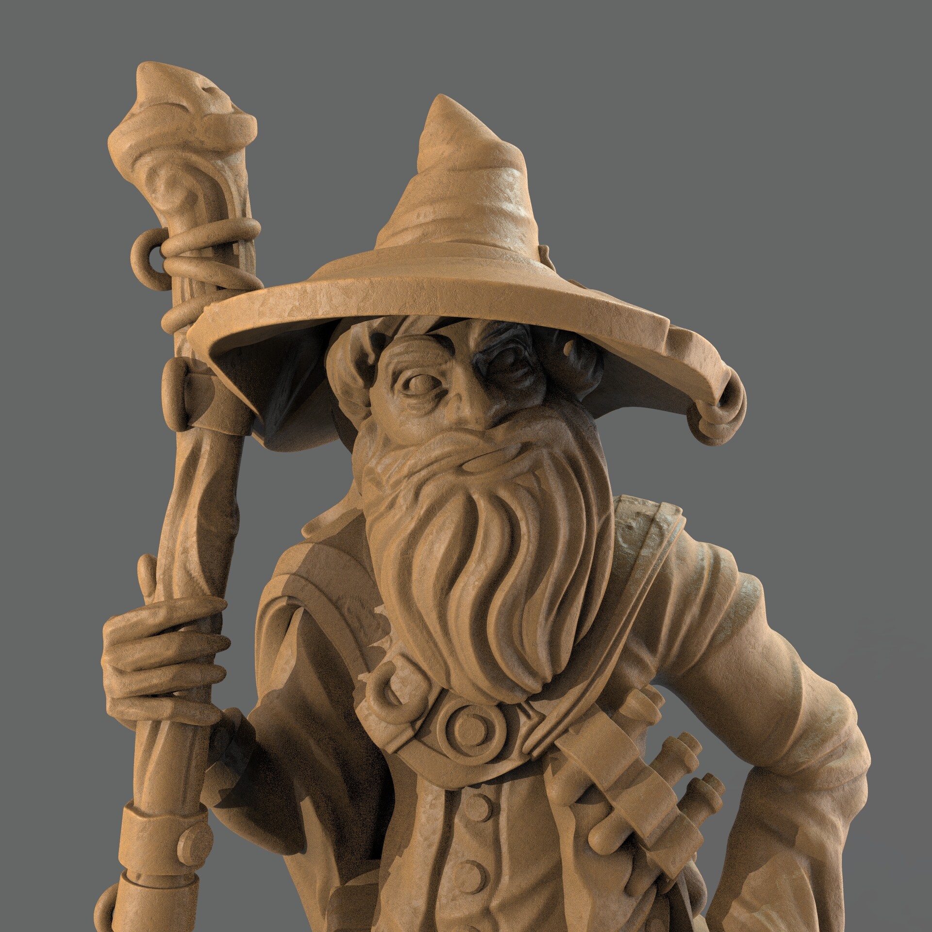 ArtStation - Wizard - Printable Miniature