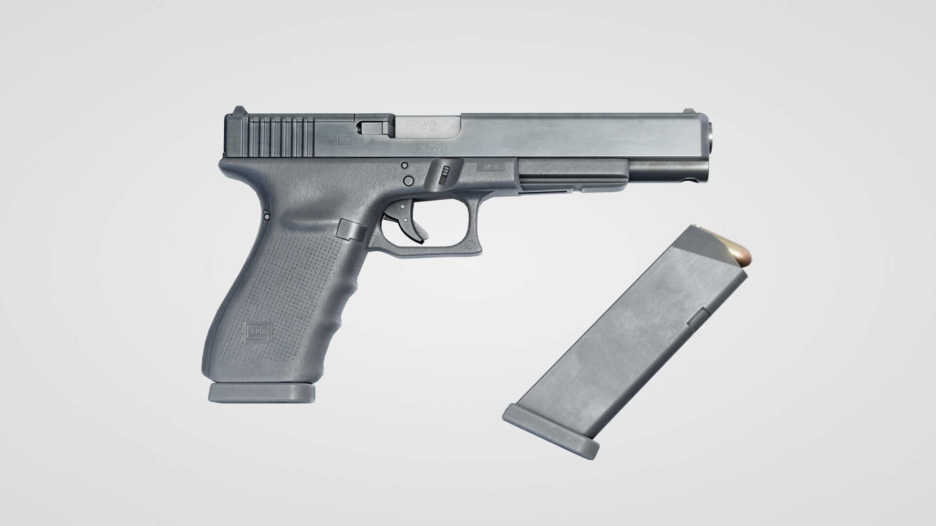 ArtStation - Glock 40 Gen4