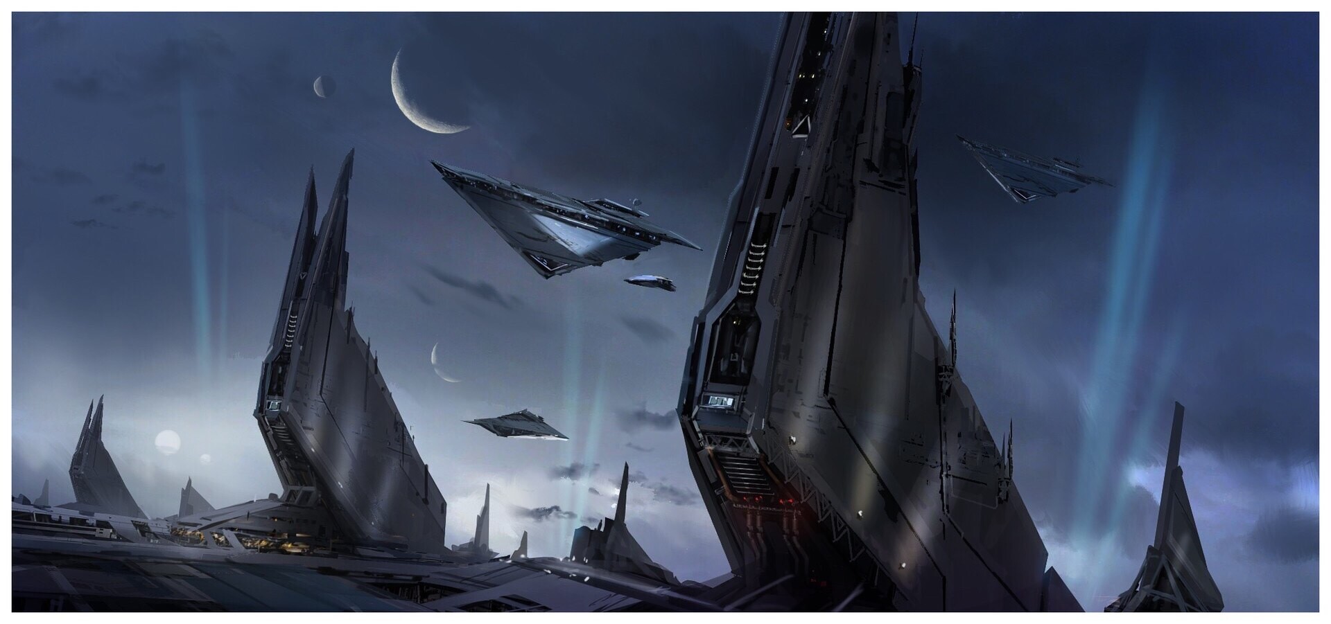 ArtStation - Day & Night at the Imperial Citadel