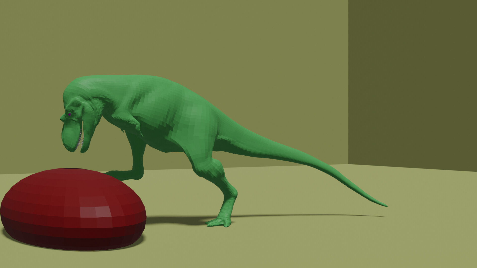ArtStation - dinosaur animation practice