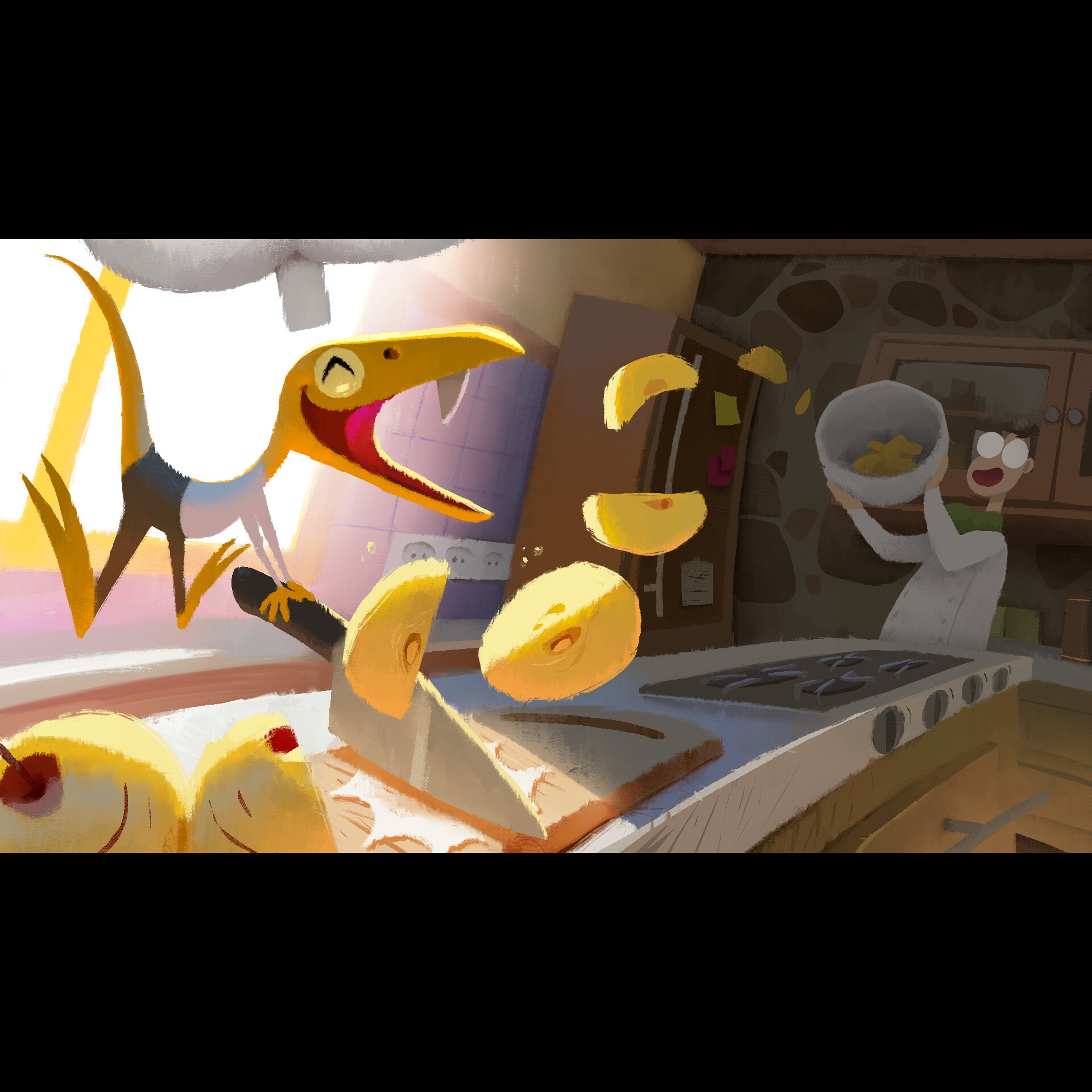 ArtStation - "How to Apple crumble" Step 3