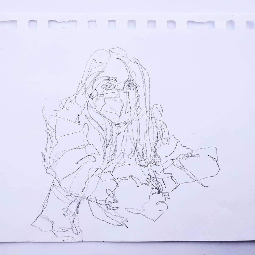 ArtStation - Blind Continuous Line Portraits