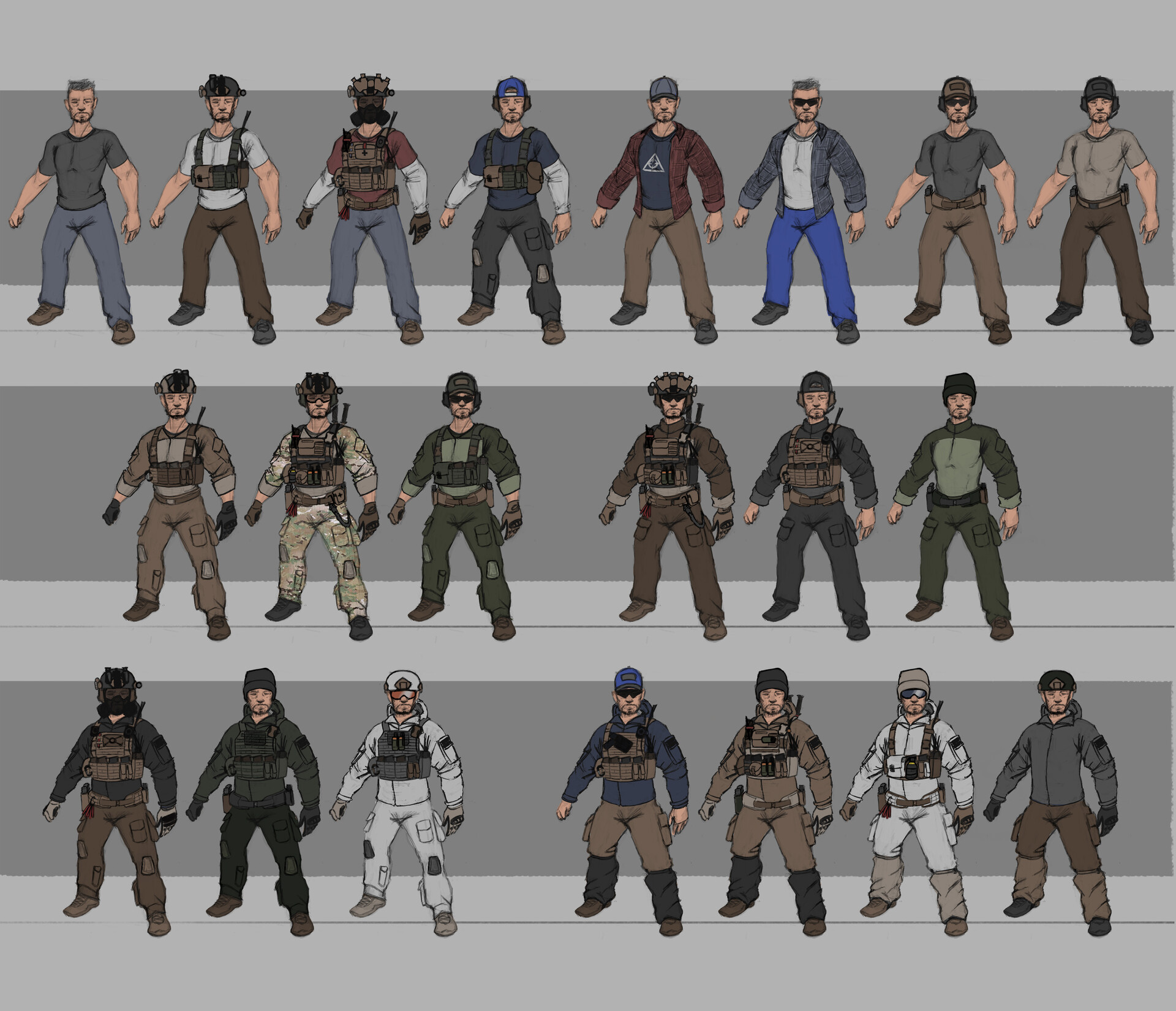 Davide Lazzarini - SF Operator - Character Concept