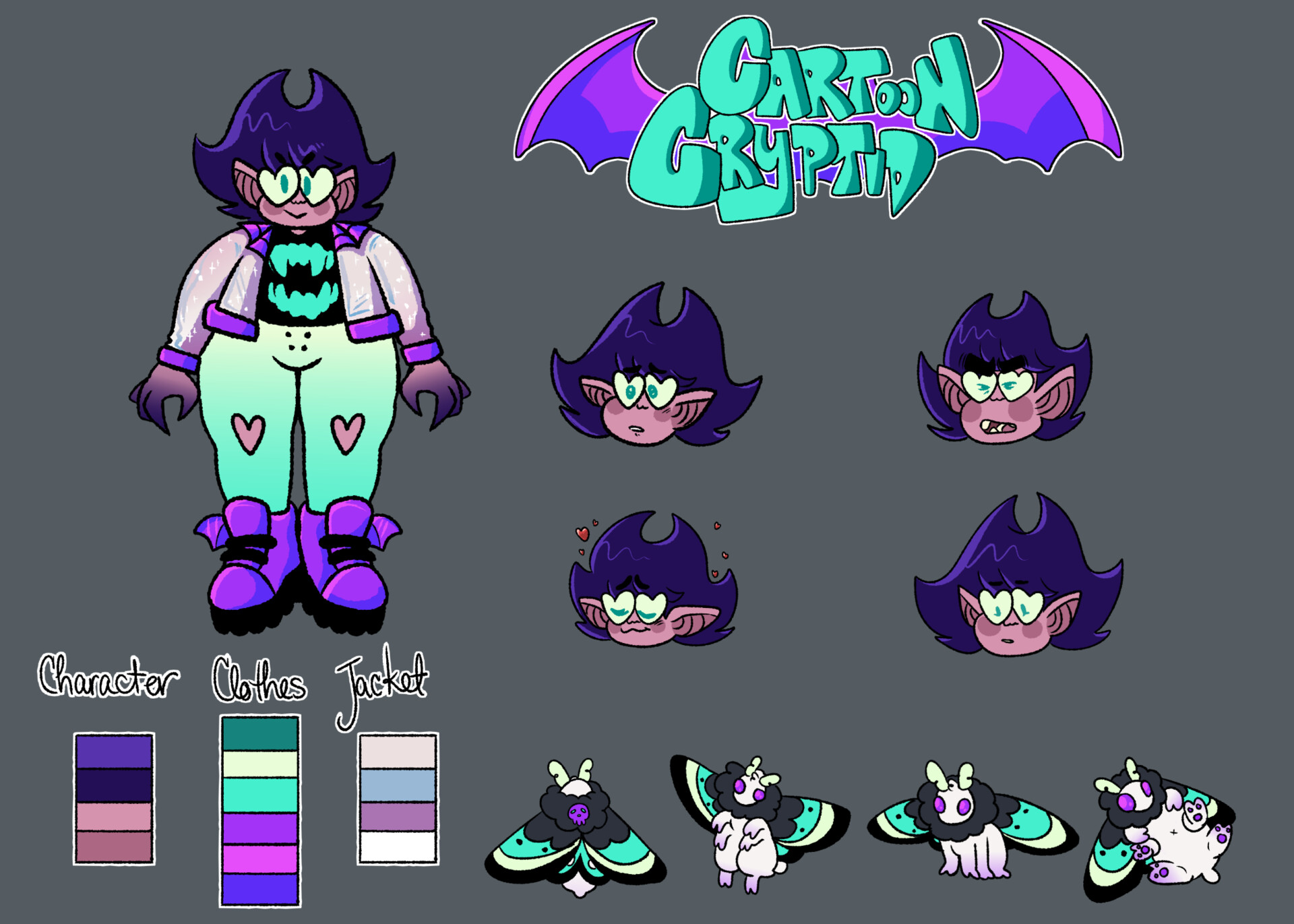 ArtStation - Cartoon Cryptid Proteus