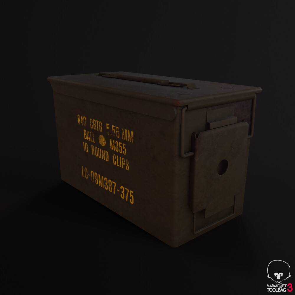 ArtStation - Ammo Box Game Asset