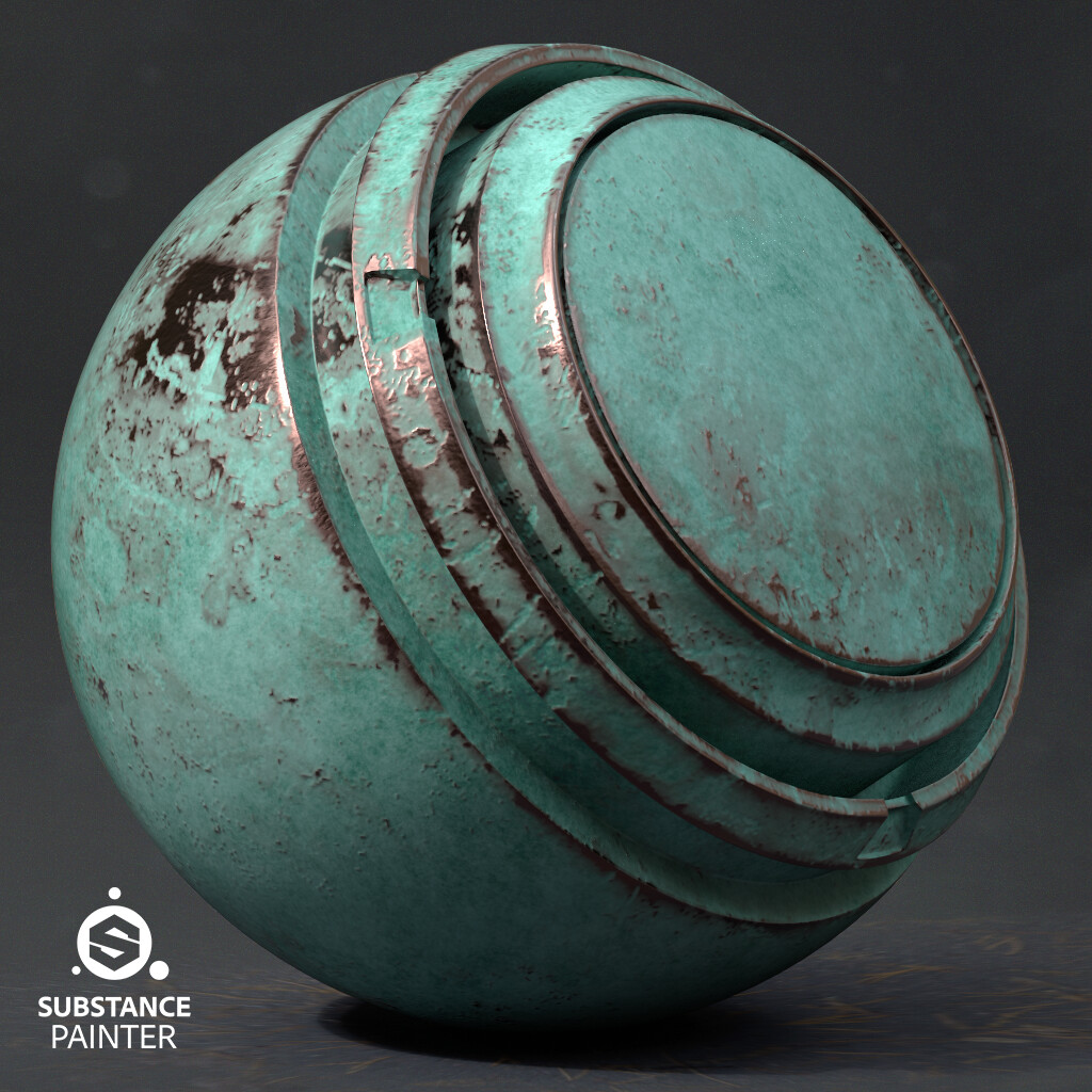 ArtStation - Verdigris Copper Smart Material