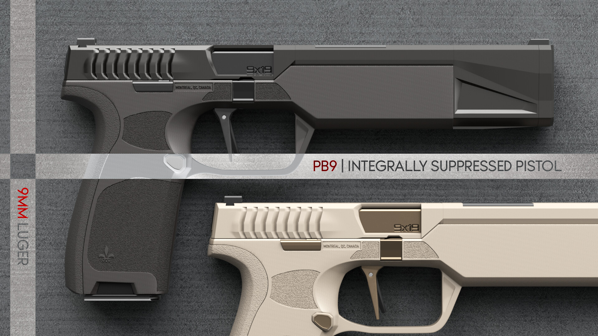 ArtStation - PB9 - Handgun Concept