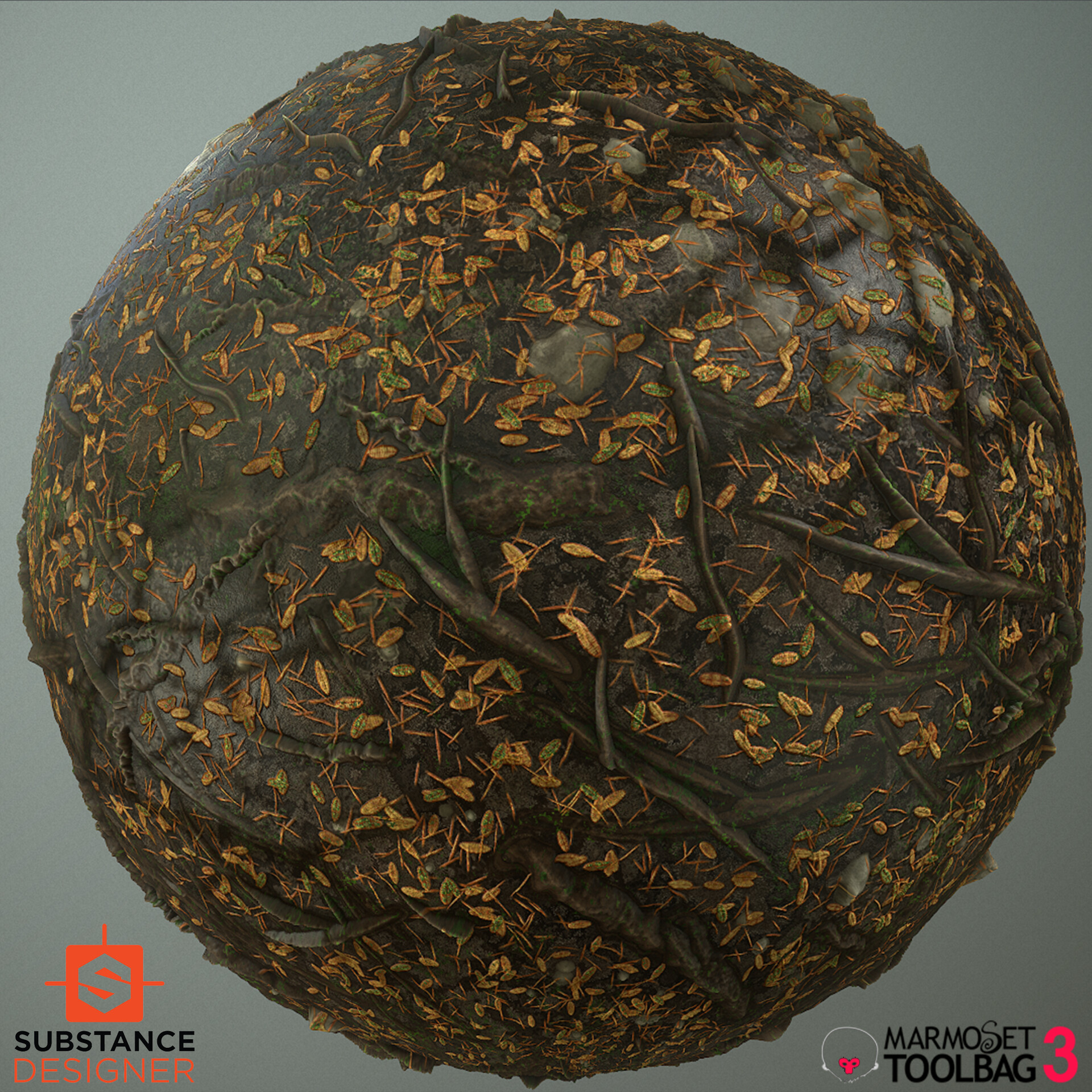 ArtStation - Autumn Forest Floor