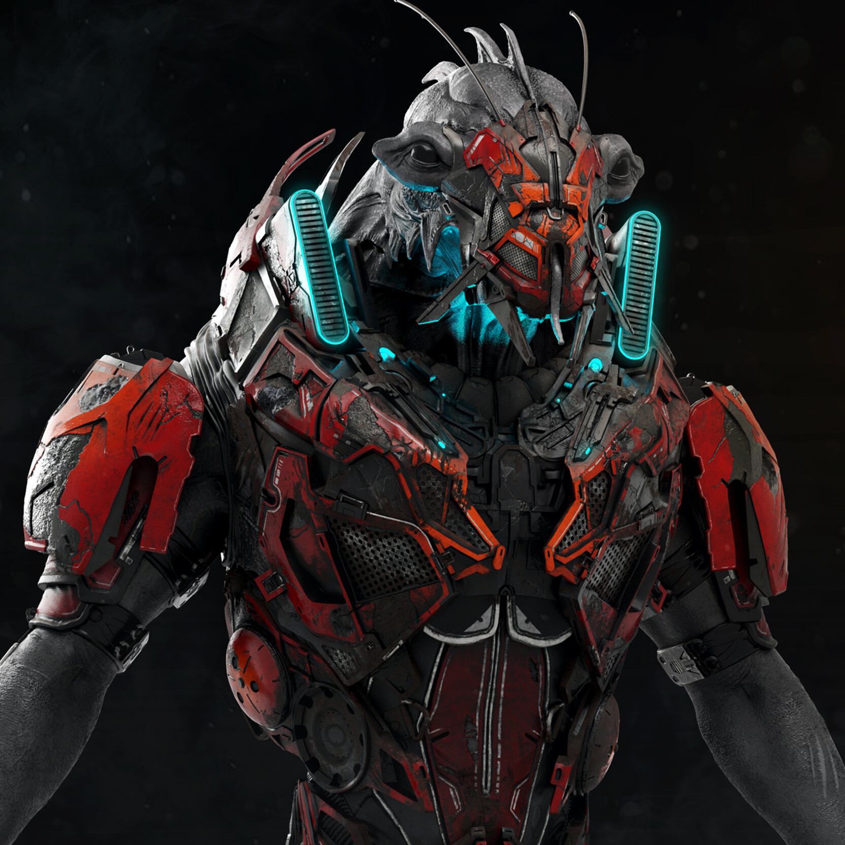 ArtStation - Alien Grenadier: VFX Asset