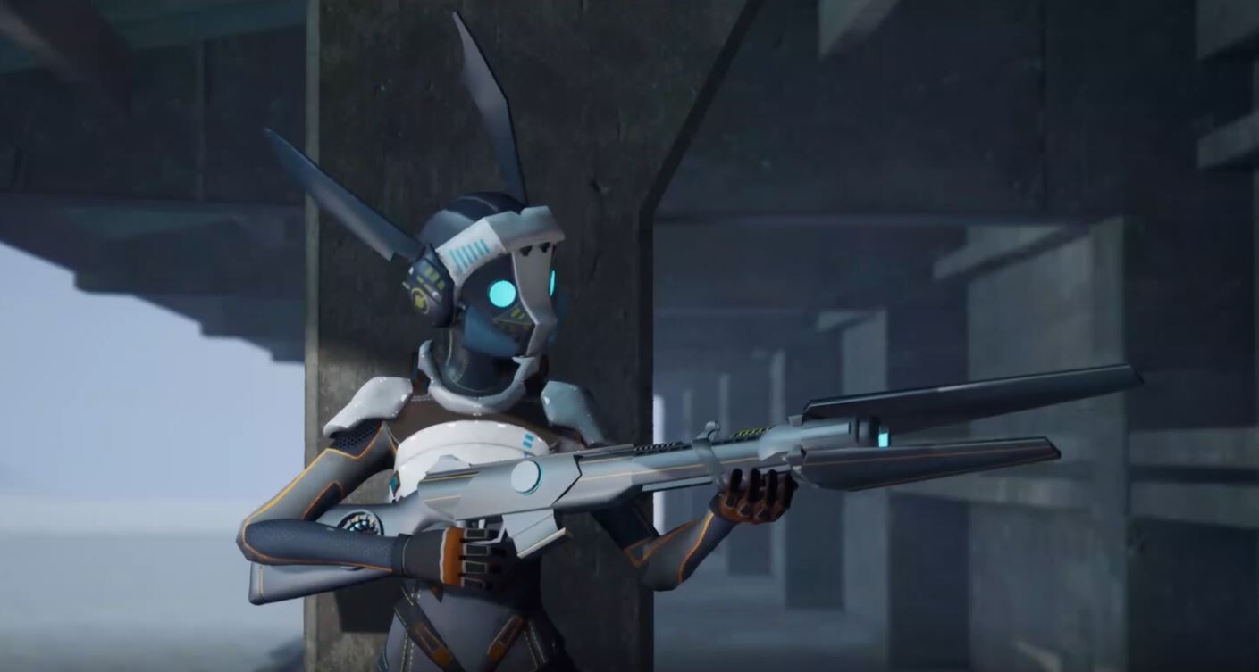 ArtStation - Bat Sniper and Little Droid