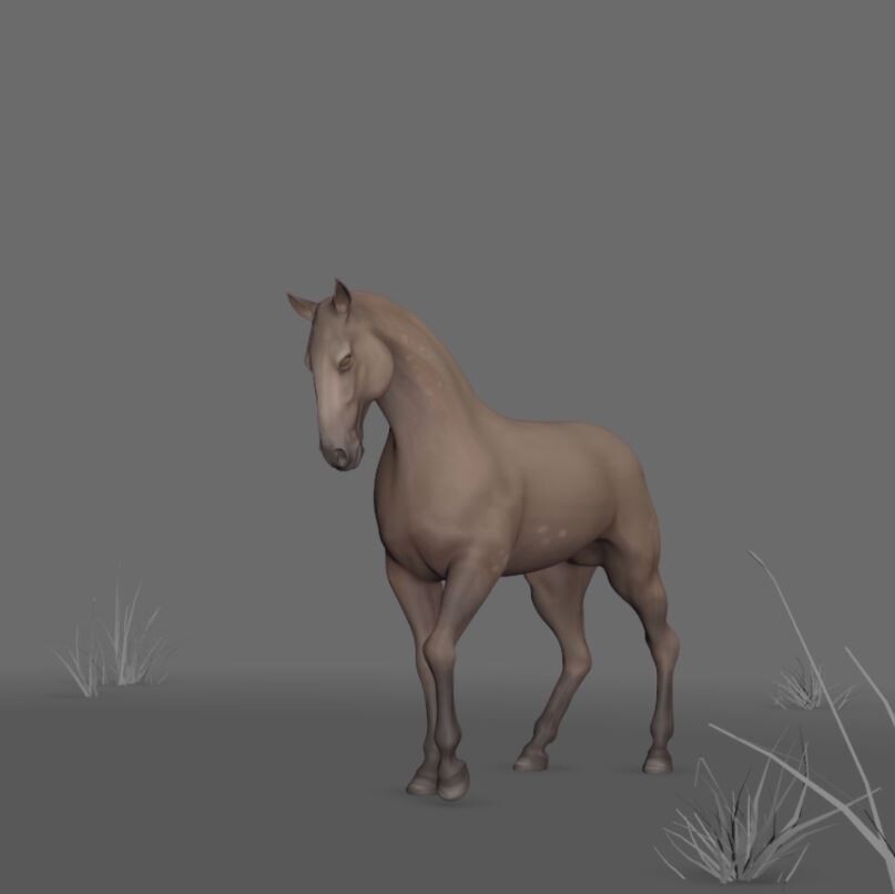 ArtStation - Horse Rearing