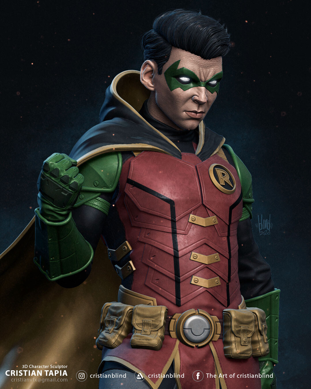 ArtStation - Robin Statue Collectible / Fan Art