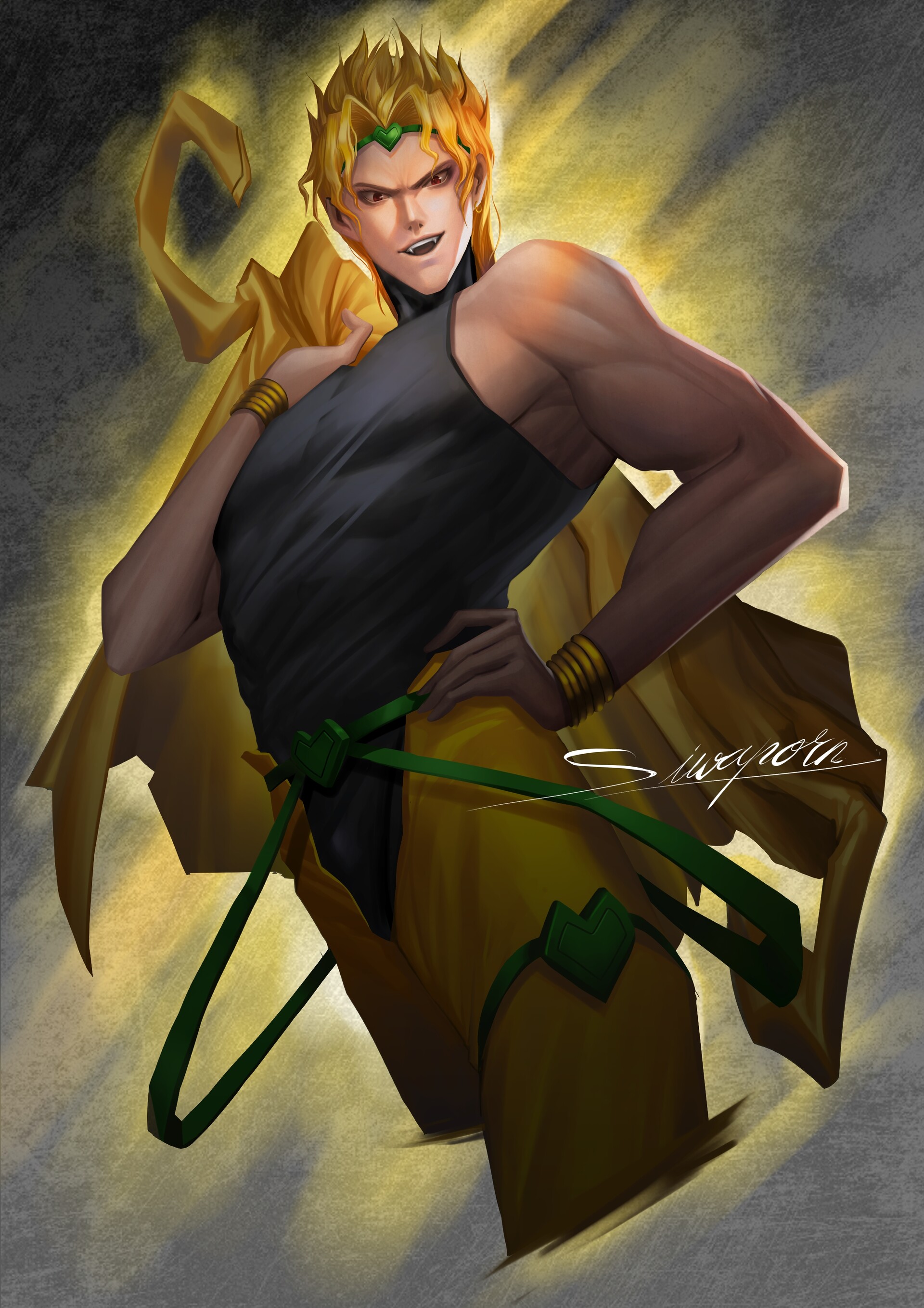 ArtStation - Dio_fanart2020_by_Siwaporn