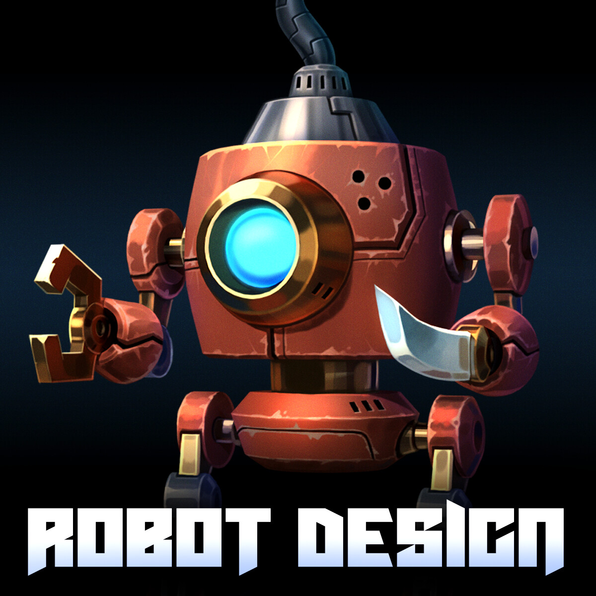 ArtStation - Barrel Bot