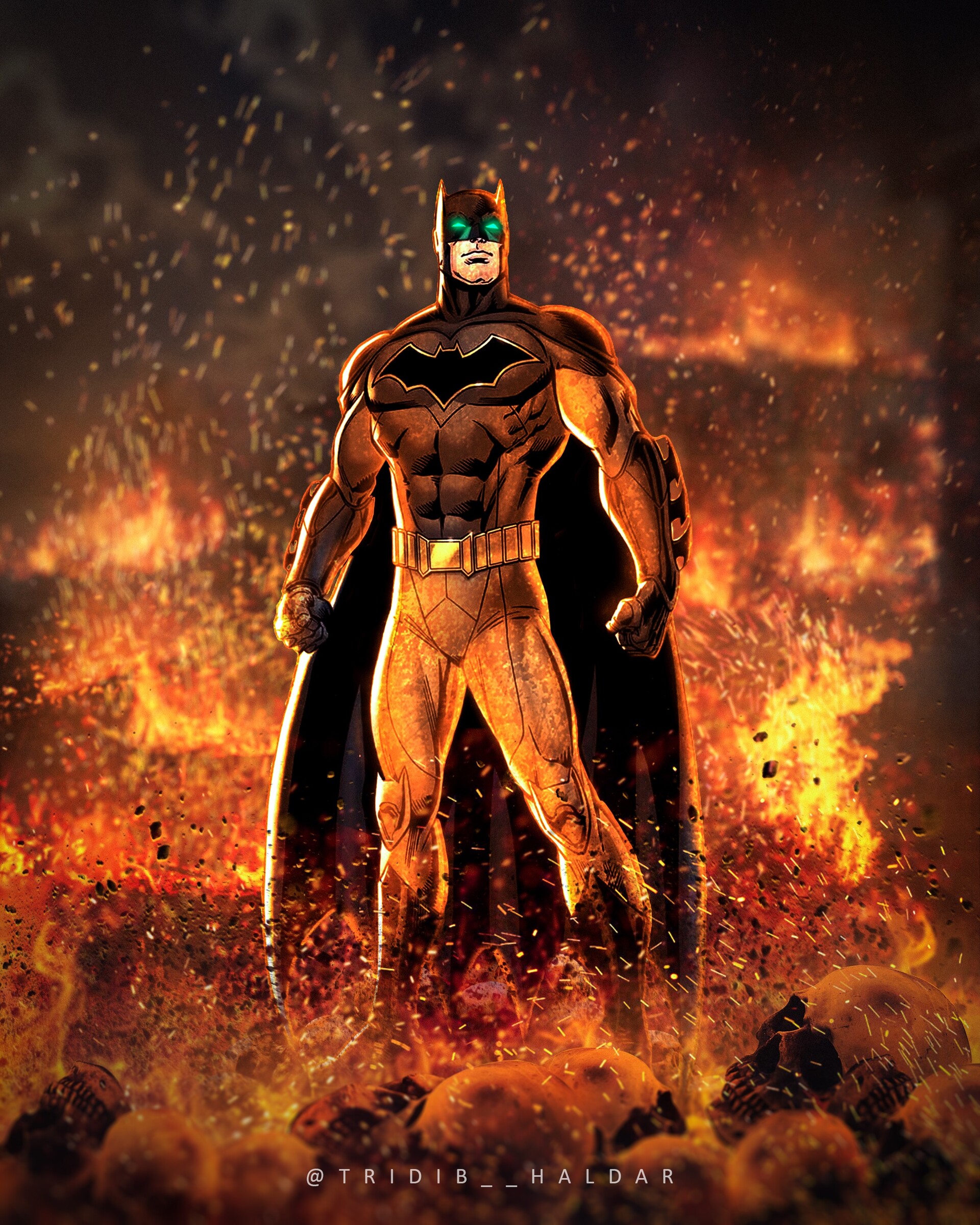 ArtStation - BATMAN IS ON FIRE