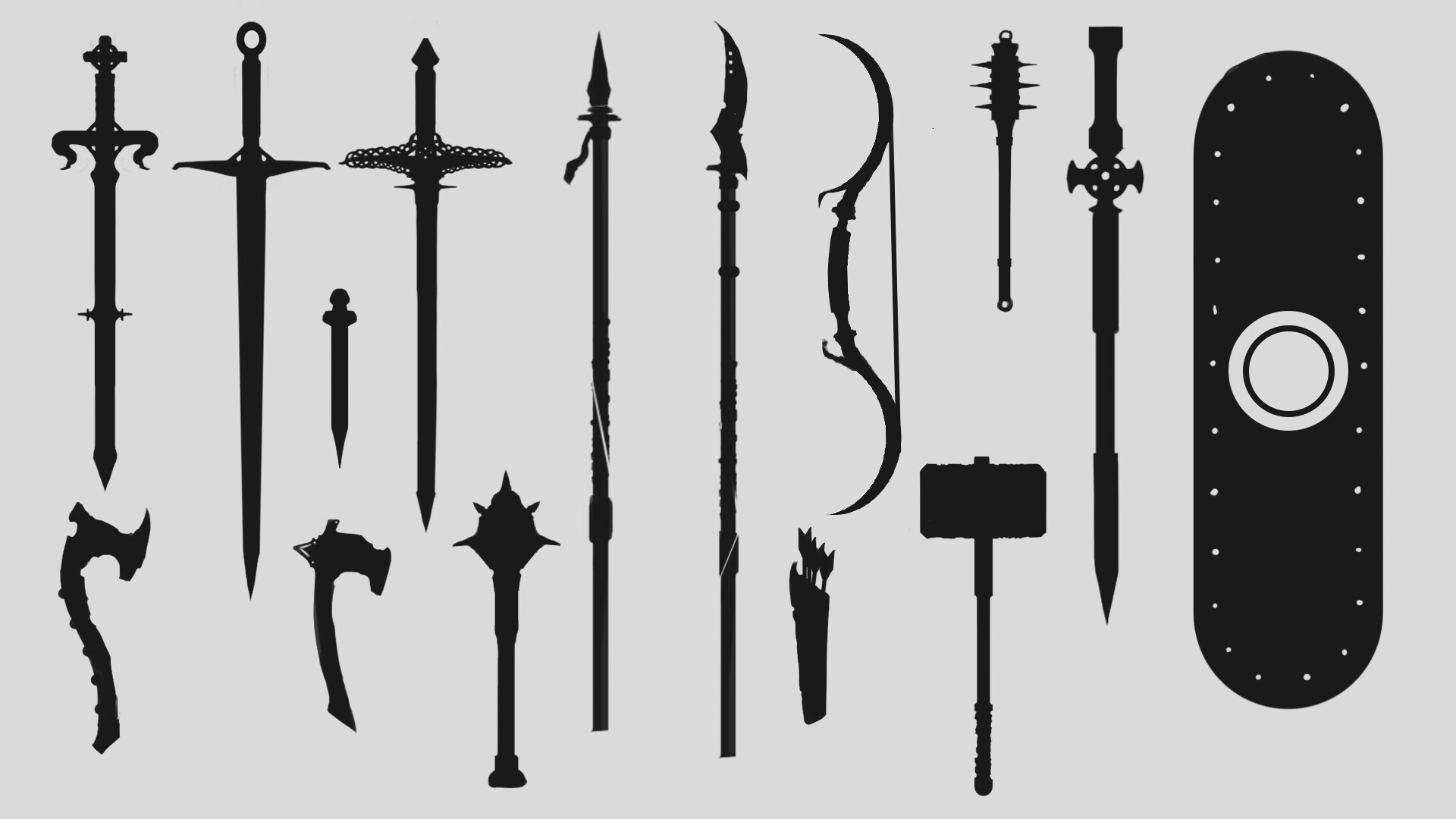 ArtStation - Weapons shapes