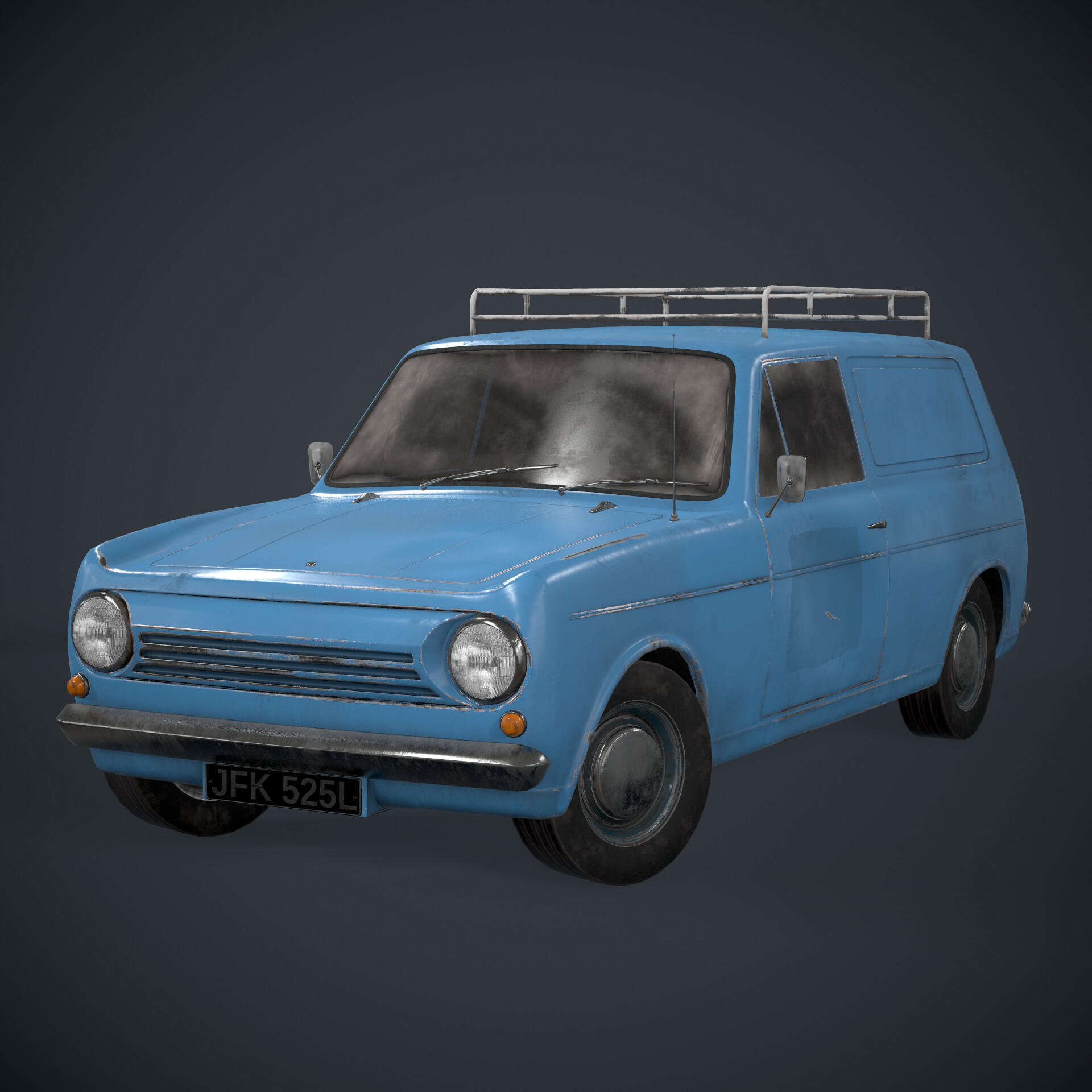 ArtStation - Reliant Rebel Van