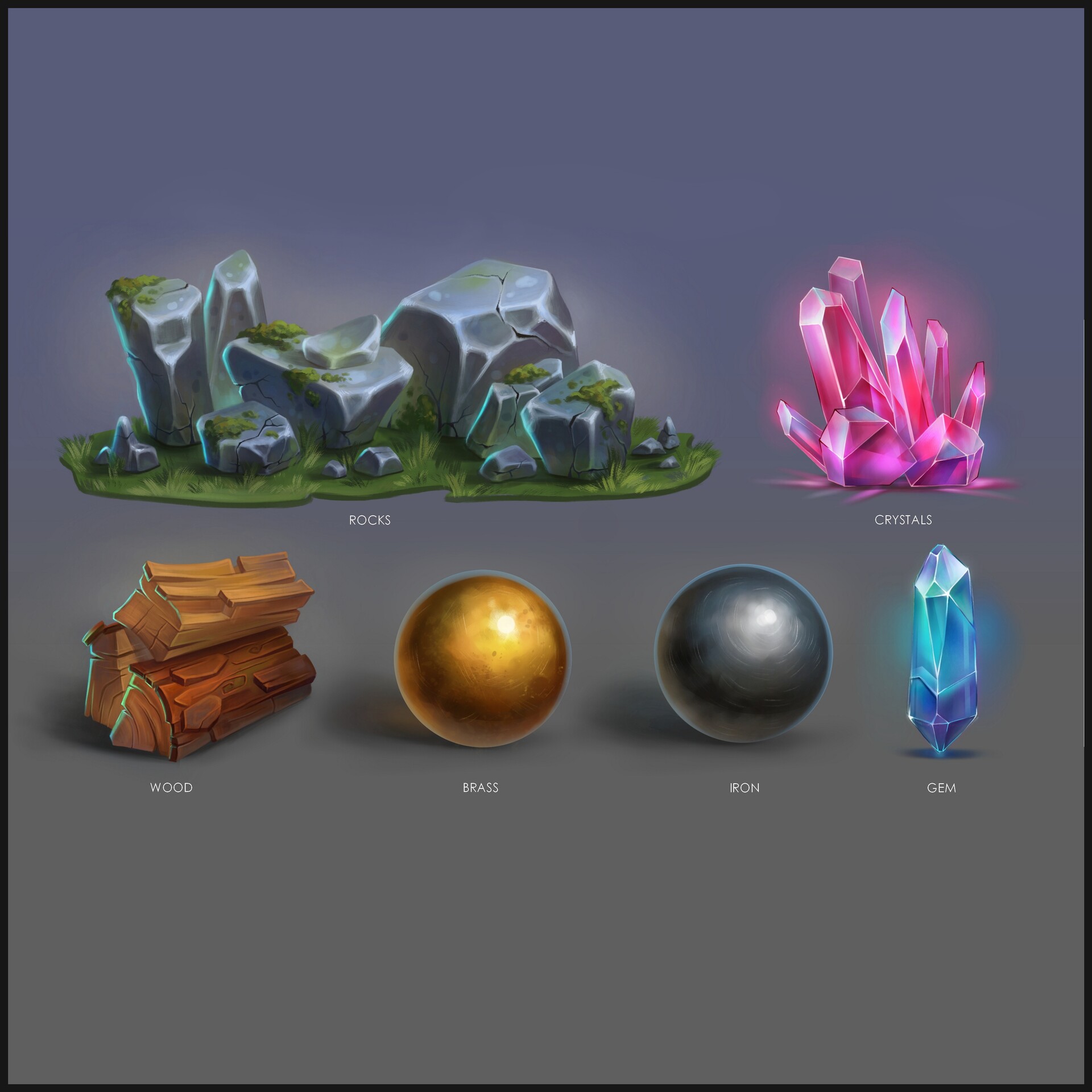 ArtStation - Stylized materials