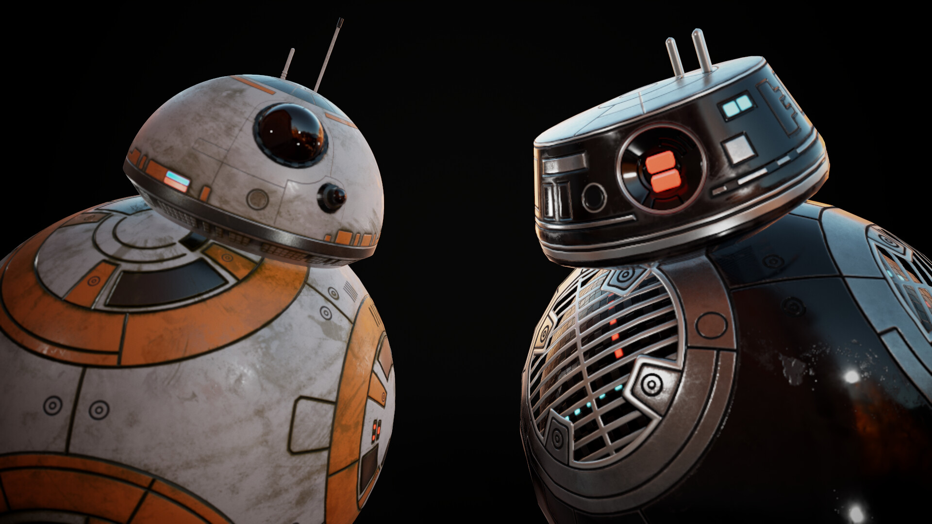 ArtStation - BB-8 vs BB-9E