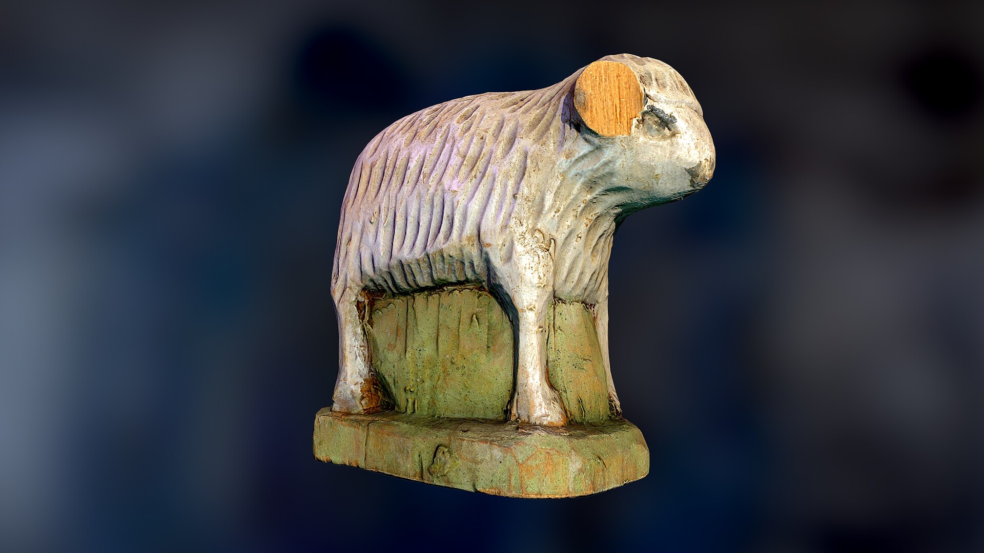 ArtStation - Sheep - Wooden sculpture